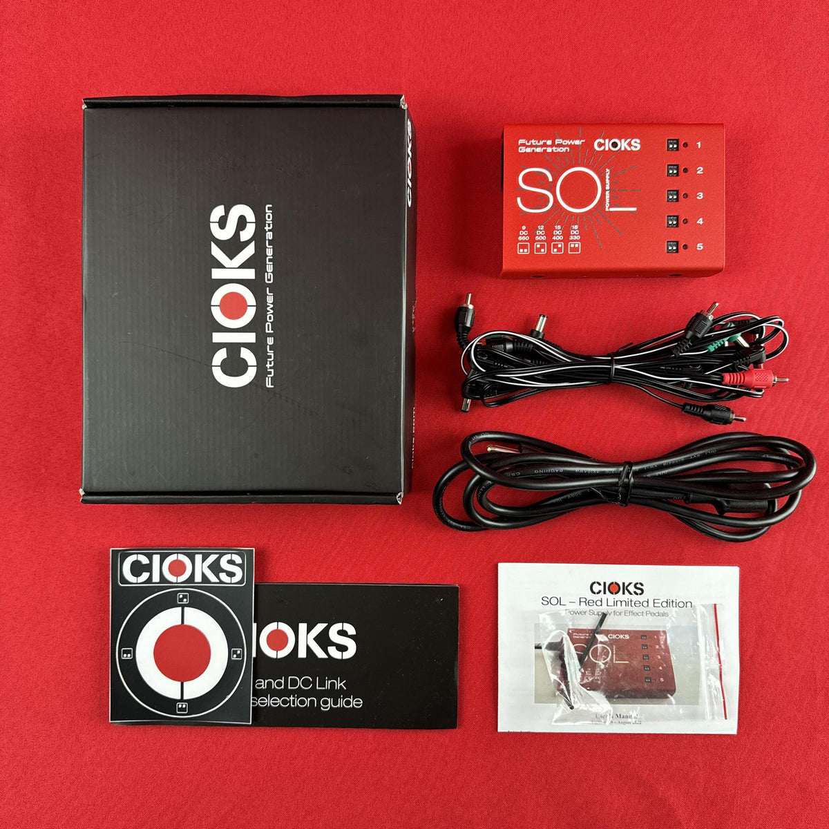 [USED] Cioks SOL Pedal Power Supply, Red (Gear Hero Exclusive) | guitar ...