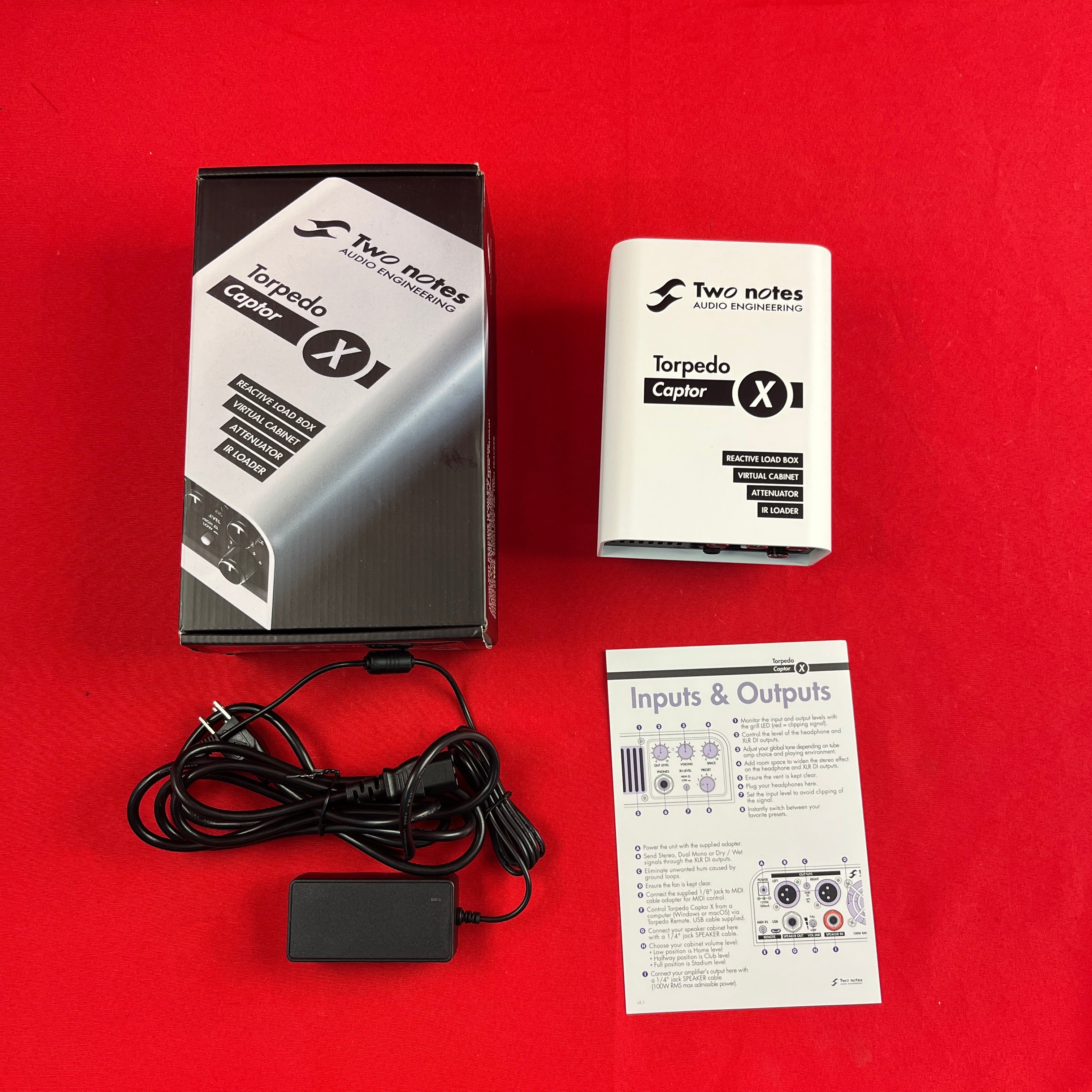 [USED] Two Notes Torpedo Captor X Reactive Loadbox DI and Attenuator ...