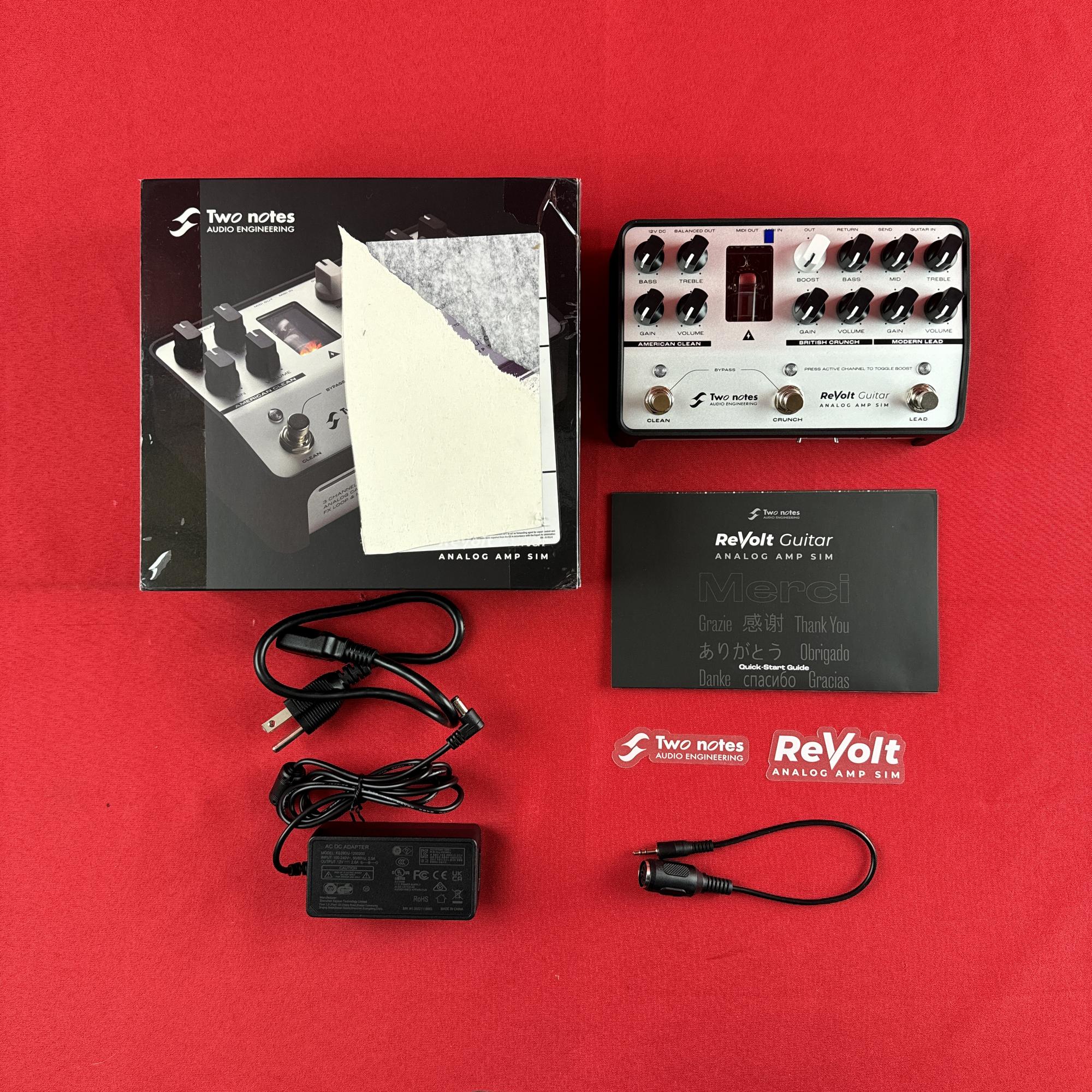 [USED] Two Notes ReVolt Guitar Analog 3 Channel Preamp (See Descriptio ...