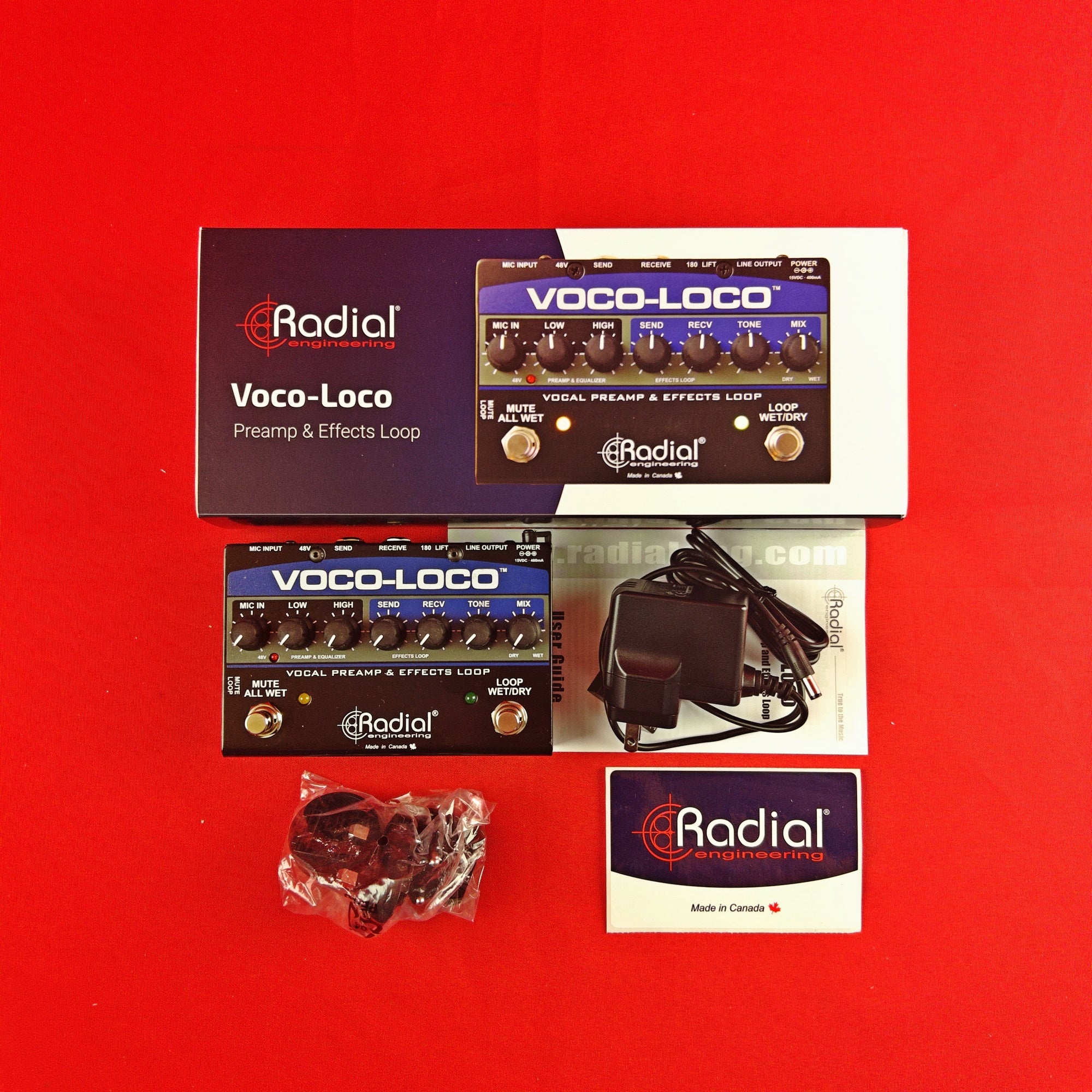 [USED] Radial Voco Loco Microphone Effects Loop & Switcher for Guitar ...