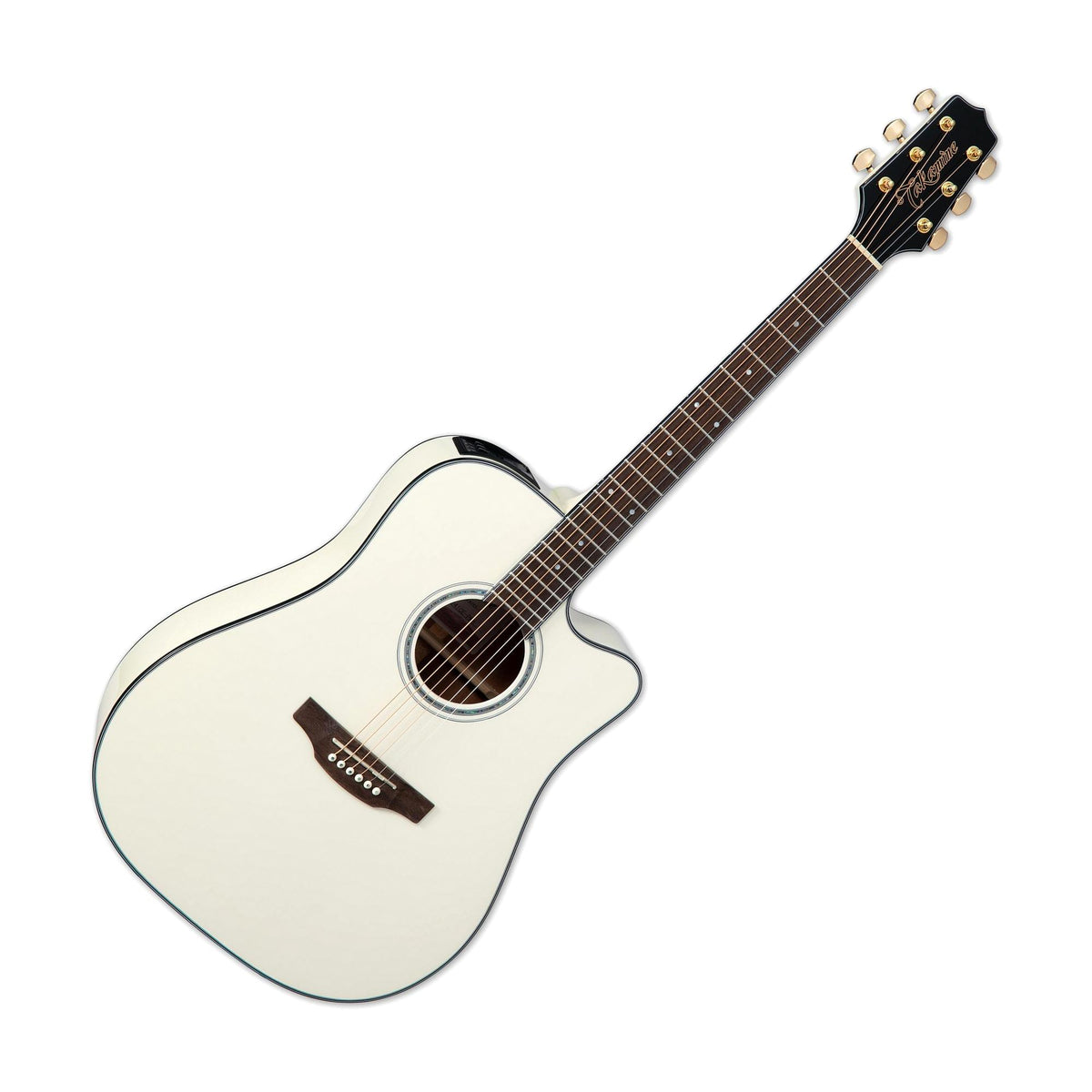 Takamine GD35CE PW G Series Acoustic Electric Guitar, Pearl White ...