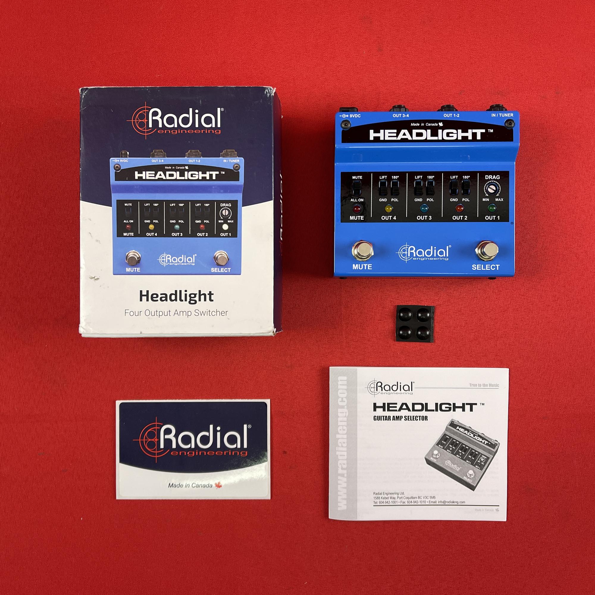 [USED] Radial Headlight 4 Output Guitar Amp Selector – Gear Hero