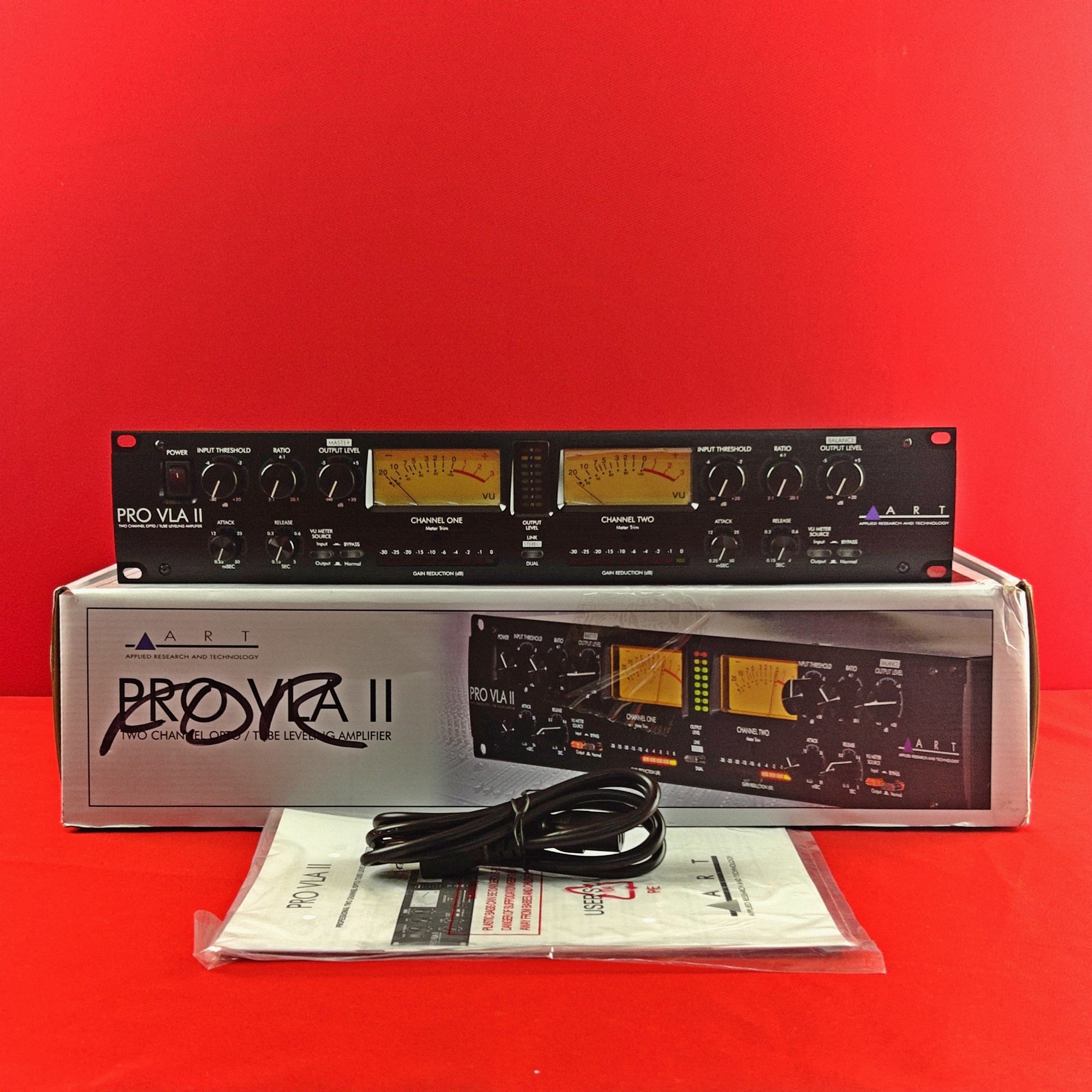 [USED] ART PRO VLA II Two Channel Vactrol-based Compressor (See Descri ...