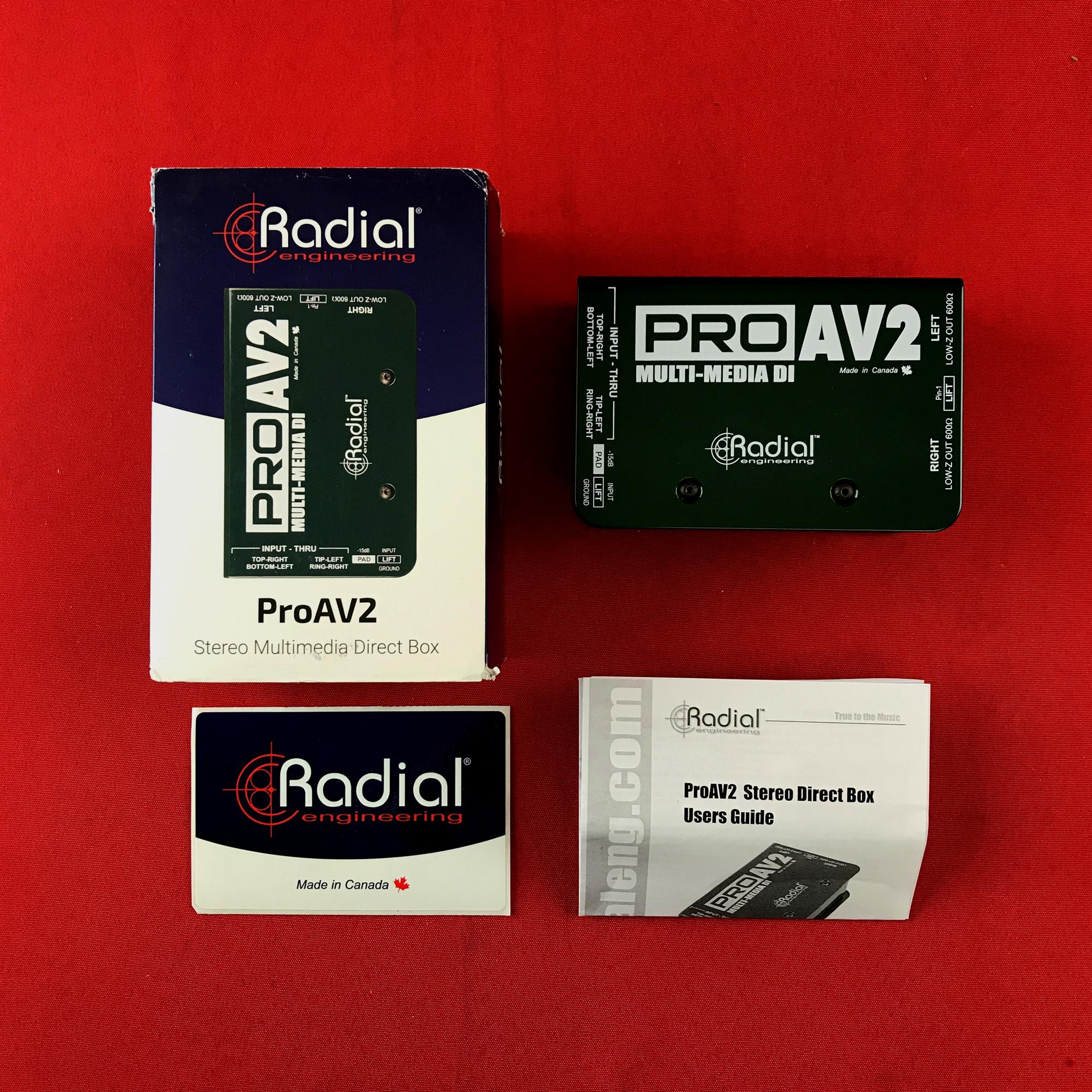 [USED] Radial ProAV2 Stereo Multi-Media DI – Gear Hero
