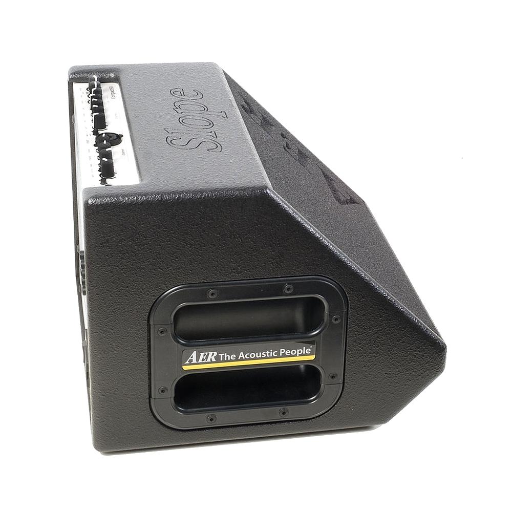 AER COMPACT-60/4-SLOPE Wedge Acoustic Guitar Combo Amplifier 1x8, Black ...