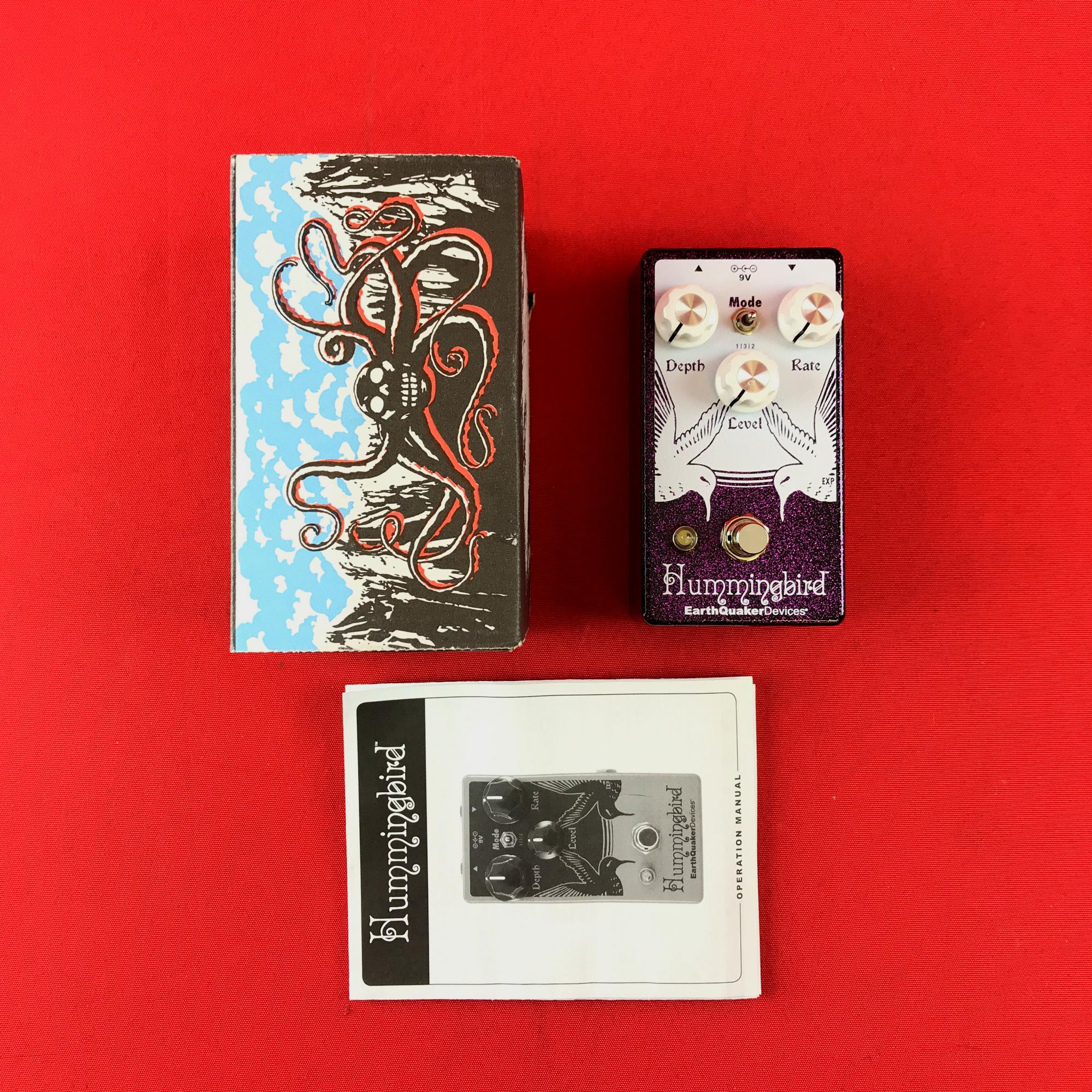 [USED] EarthQuaker Devices Hummingbird V4 Tremolo, Purple Sparkle (Gea ...