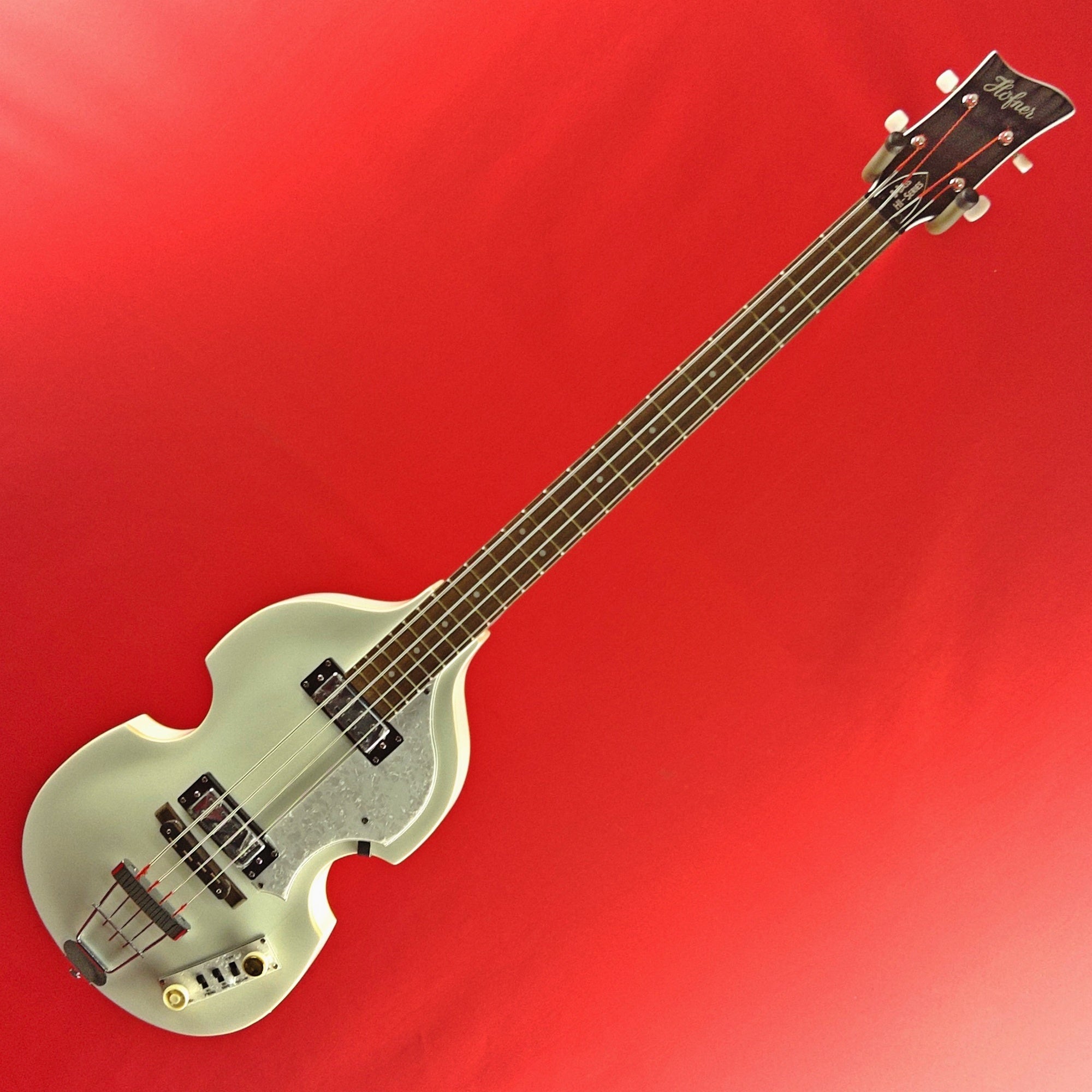 [USED] Hofner HI-BB-PE-PW Ignition Pro Violin Bass, Pearl White (See D ...