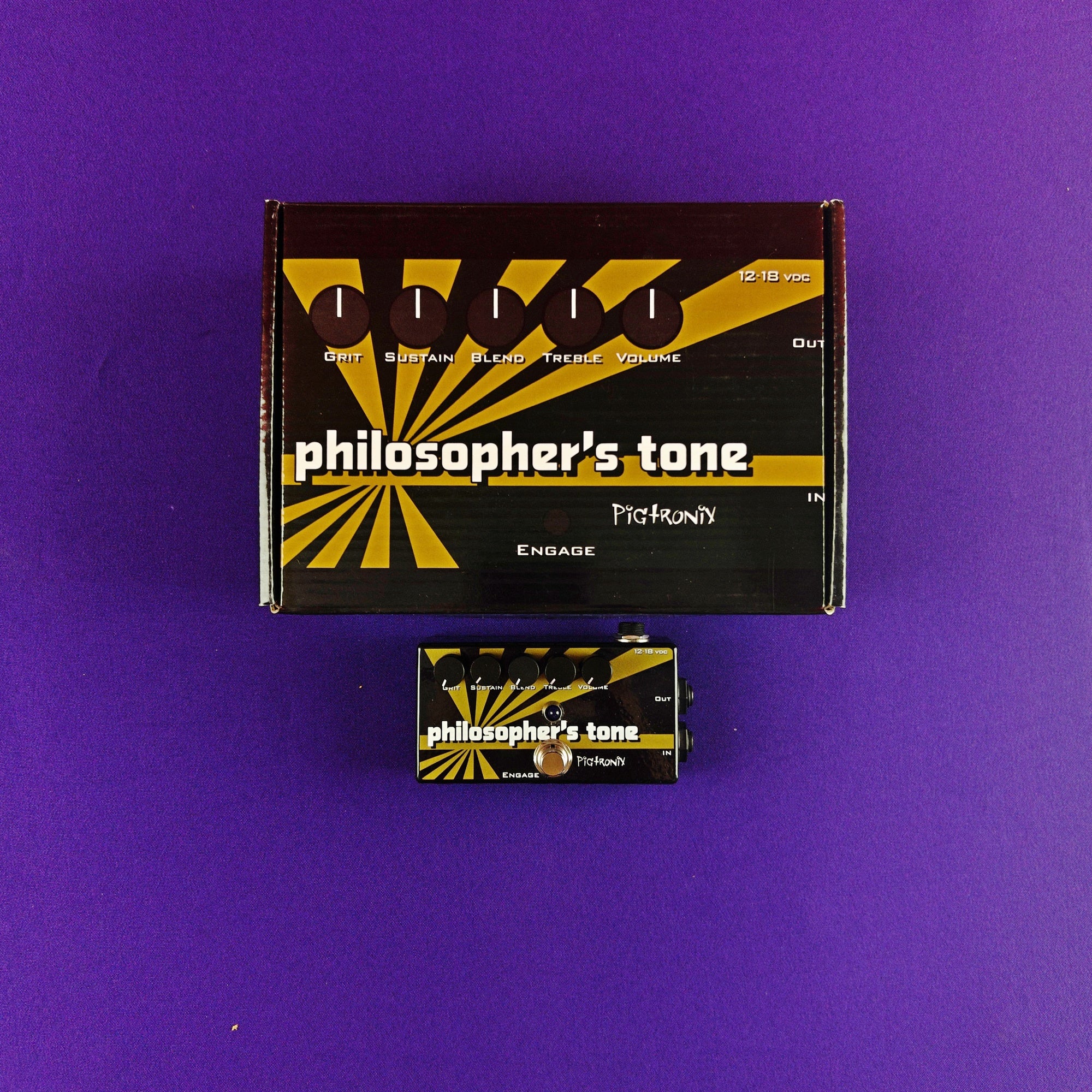 [USED] Pigtronix Philosopher's Tone Compressor Sustainer and Distortio ...